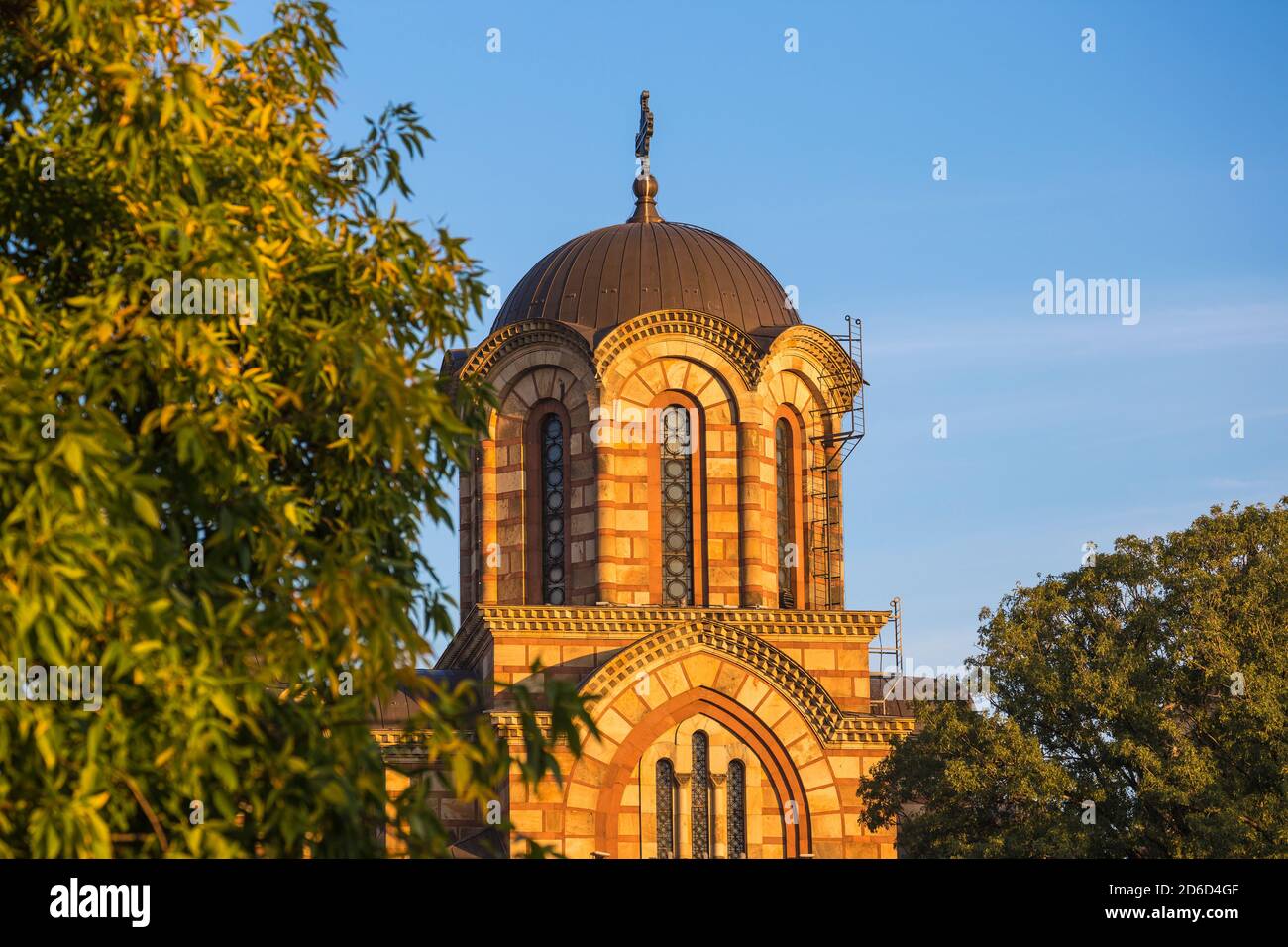Serbia, Belgrade, Tasmajdan Park, St Mark's Church Stock Photo - Alamy