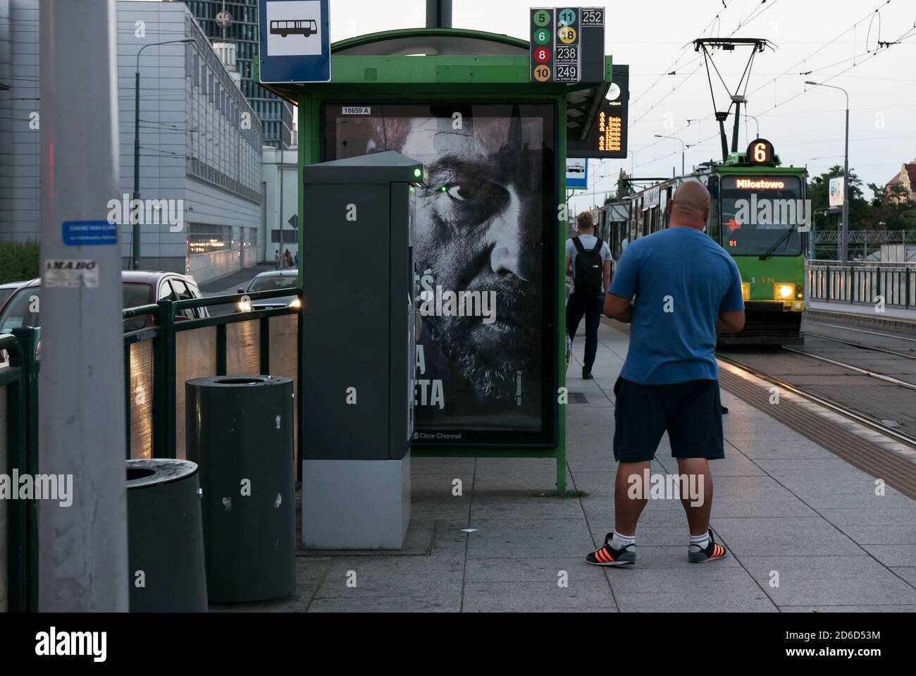 Tram stop poster hi-res stock photography and images - Alamy
