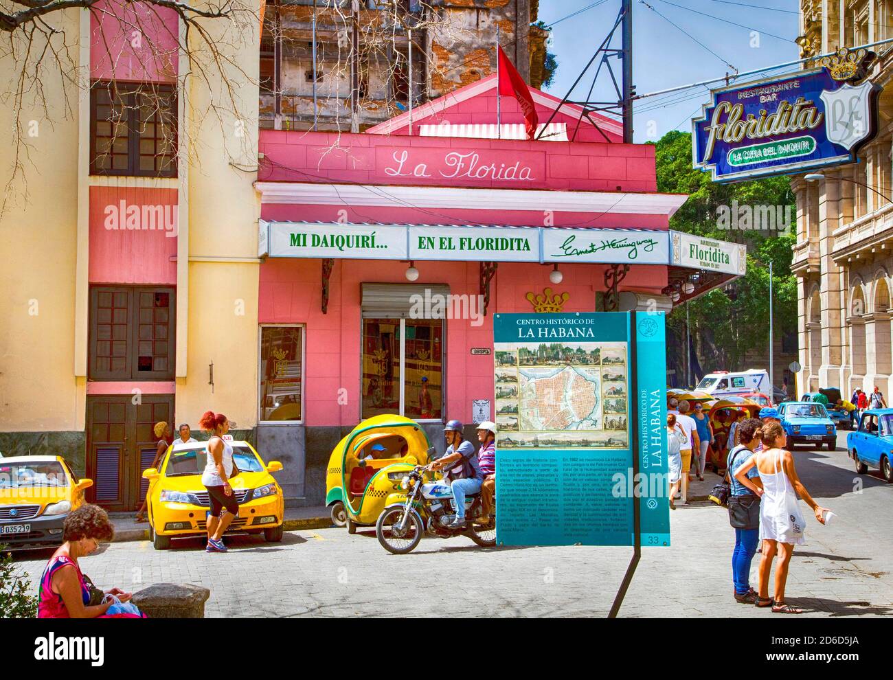 Famous Havana bar La Florida in the old part of Havana, Cuba Stock ...