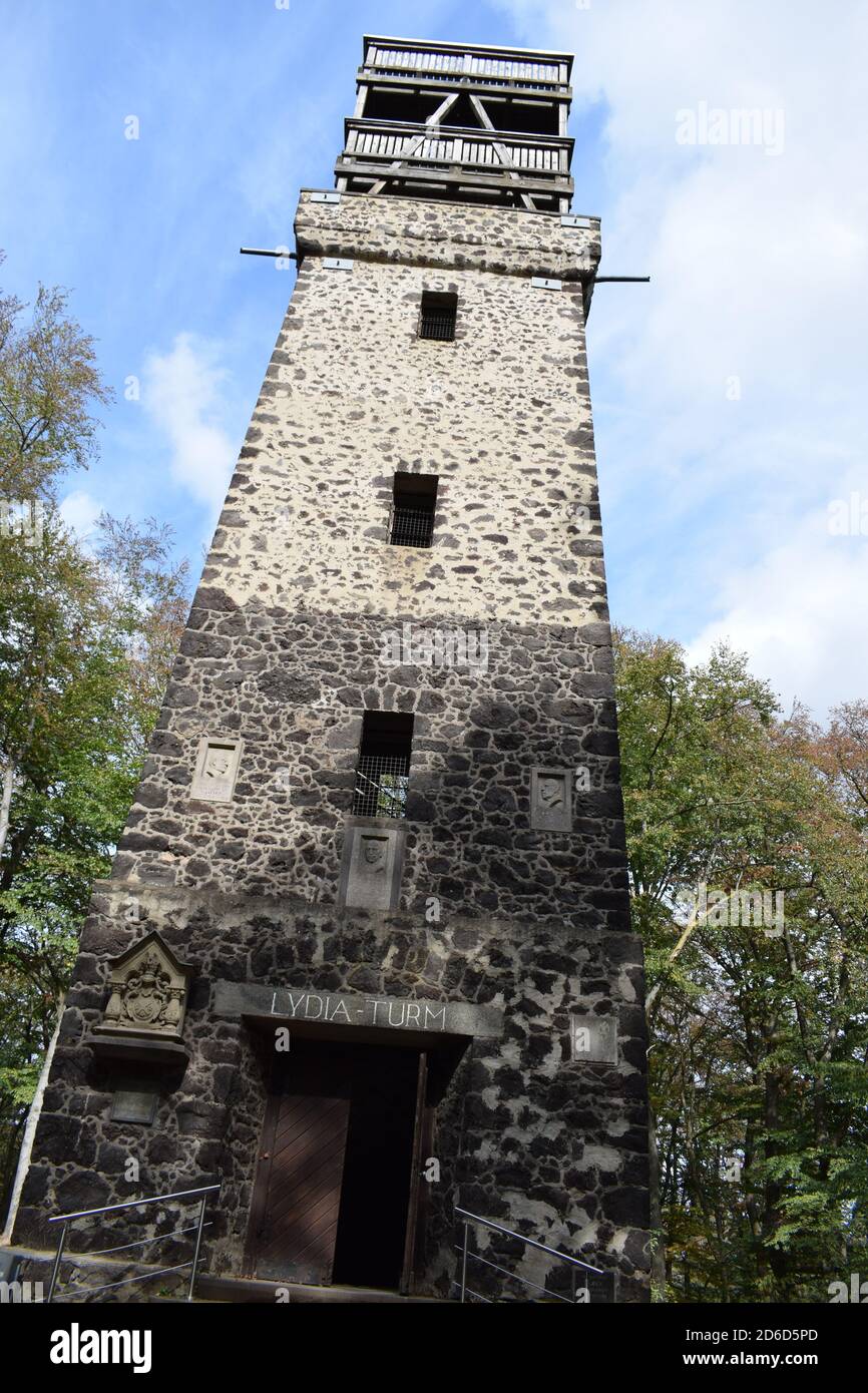 viewing tower Lydiaturm Stock Photo - Alamy