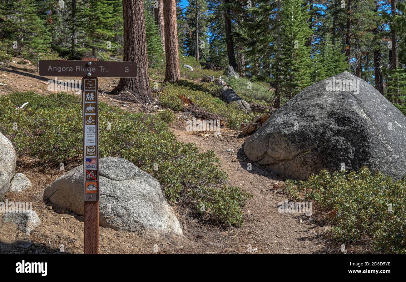 Angora ridge trail hi-res stock photography and images - Alamy