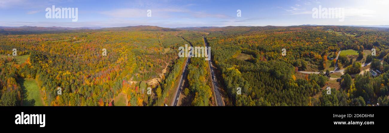 Interstate Highway 93 at Exit 22 with NH Route 127 in White Mountain ...
