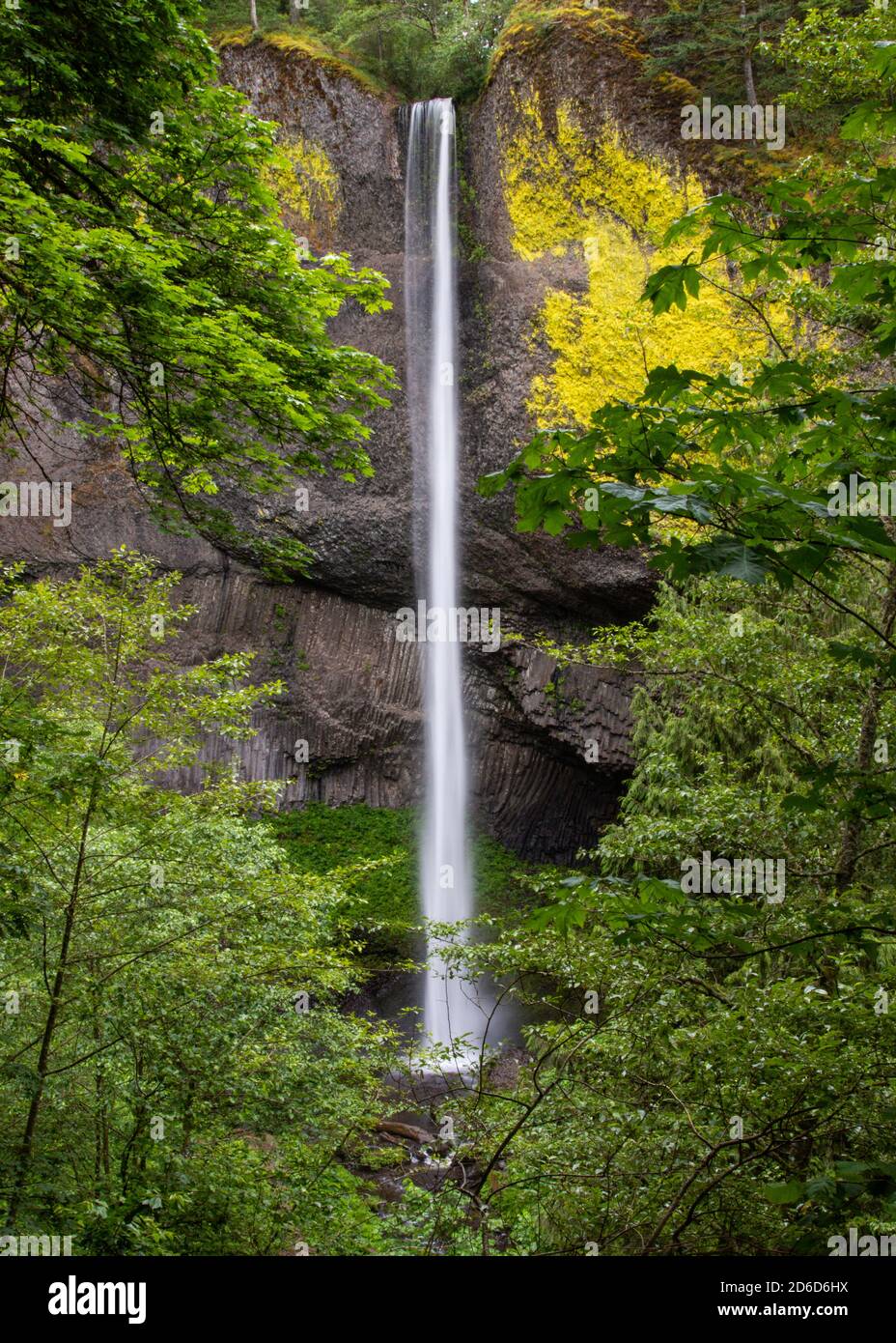 Spectacular falls along hiking trail just east of Portland, Oregon ...