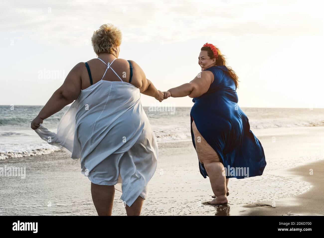 Overweight Women Beach High Resolution Stock Photography and Images - Alamy