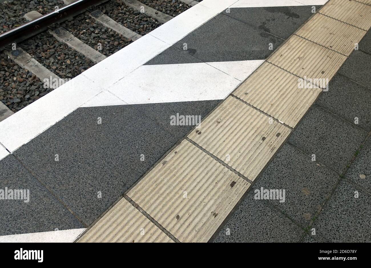 Guiding stripes for the blind hi-res stock photography and images - Alamy