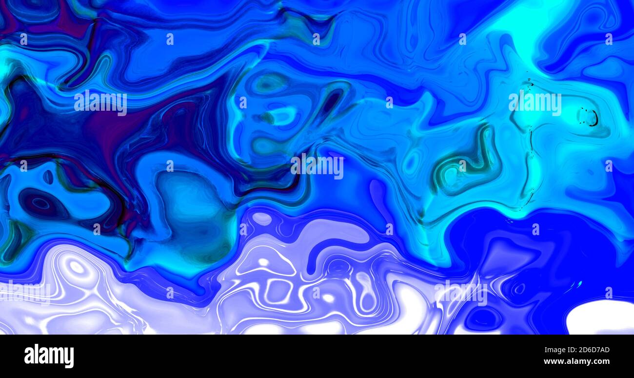 Abstract Colorful Paint Ink Liquid. Liquid multiple mixed color ...
