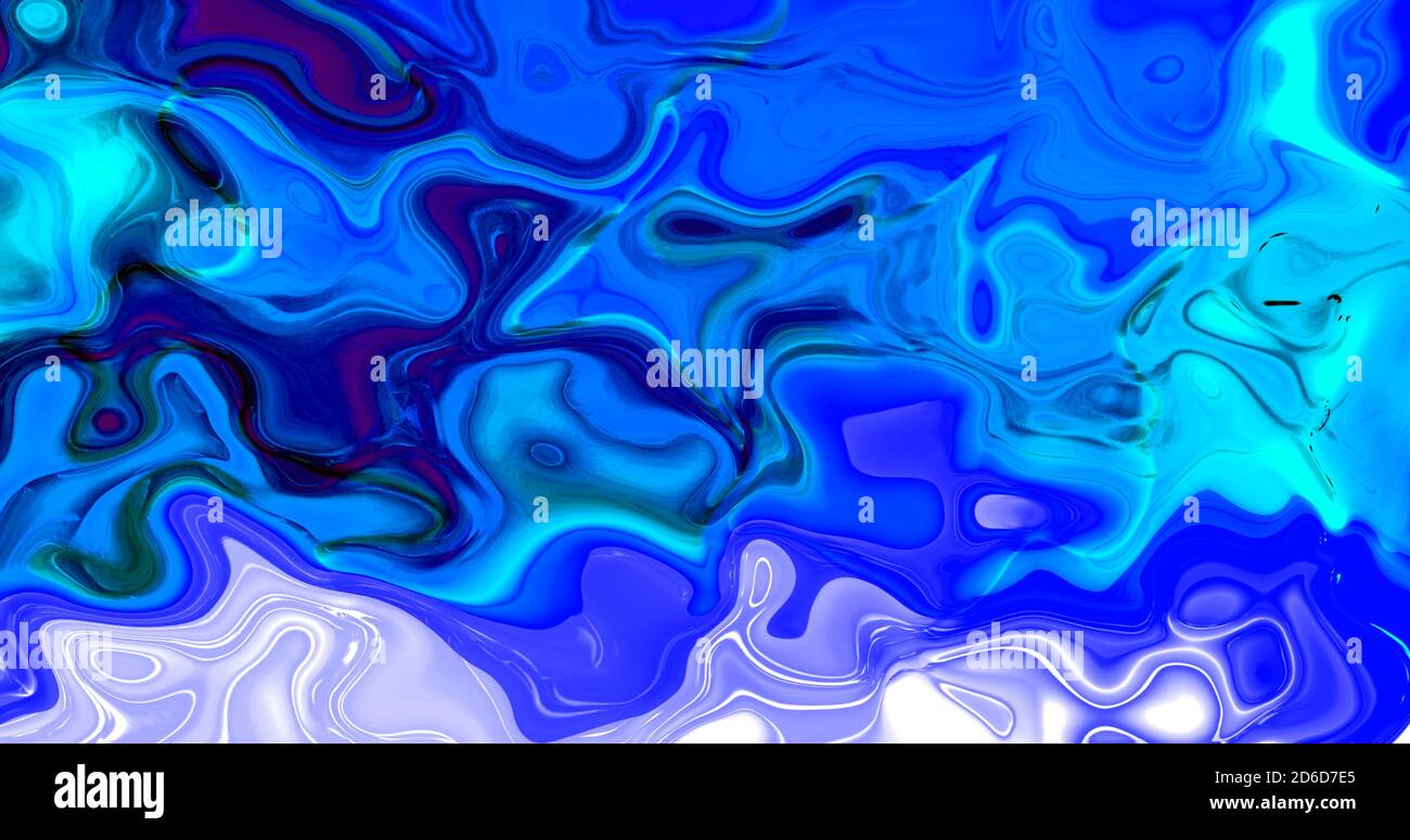 Abstract Colorful Paint Ink Liquid. Liquid multiple mixed color ...