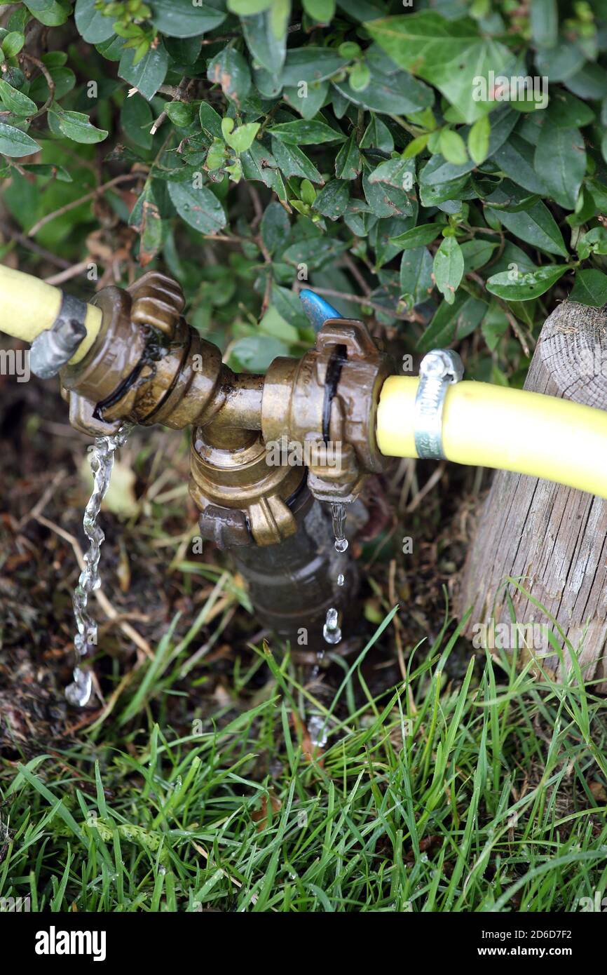 Garden hose couplings hi-res stock photography and images - Alamy