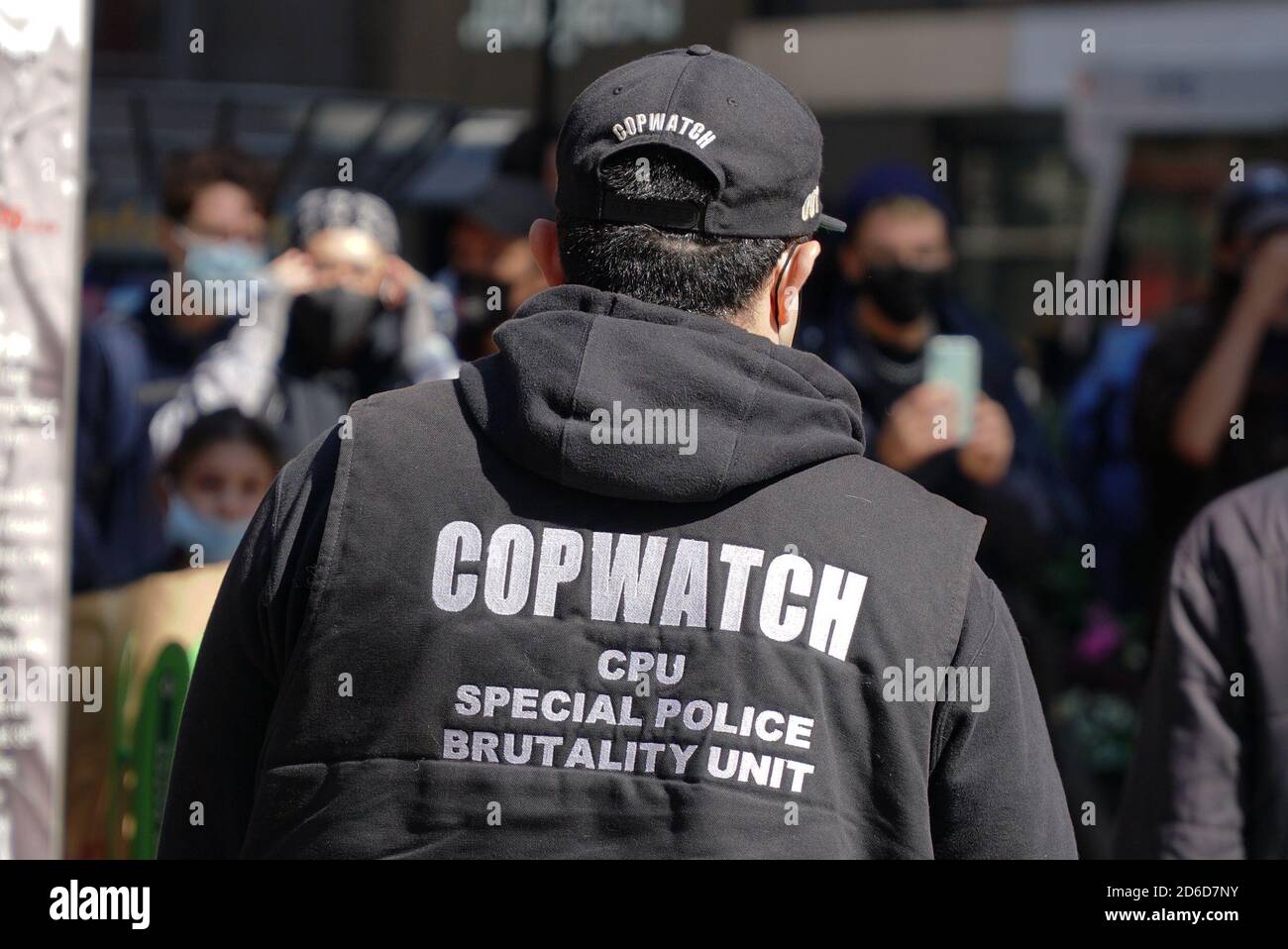 New York, New York, USA. 2nd Oct, 2020. COPWATCH CPU special police ...