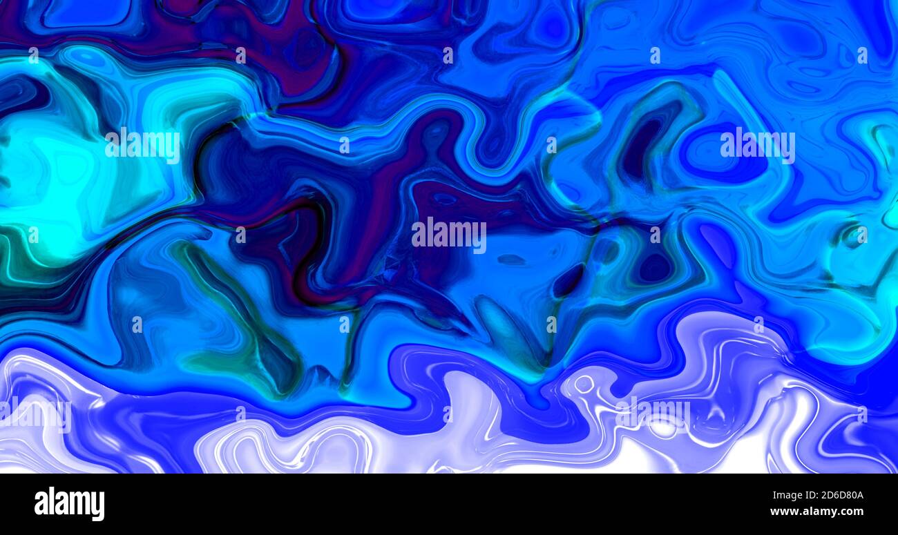 Abstract Colorful Paint Ink Liquid. Liquid multiple mixed color ...