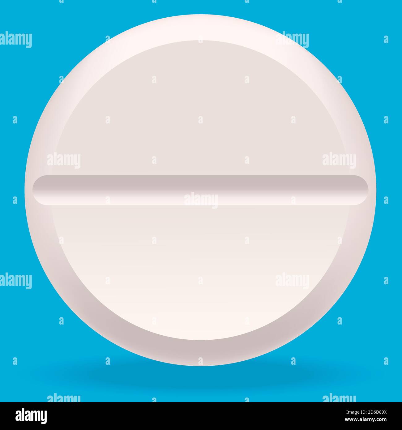 Round medical tablet. Pill in realistic style Stock Vector Image & Art ...