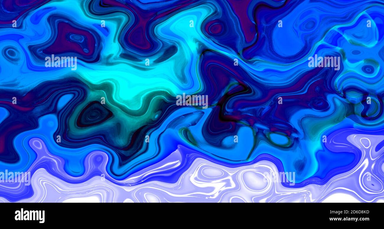 Abstract Colorful Paint Ink Liquid. Liquid multiple mixed color ...