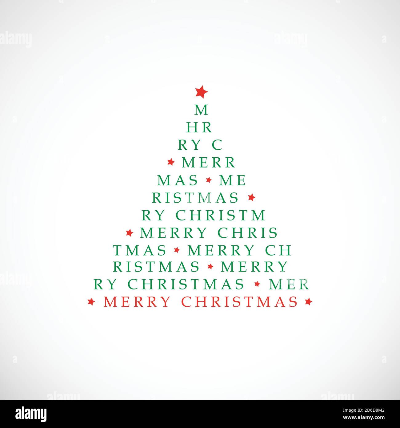 Abstract Christmas Tree Shaped Text Pattern, Seasonal Typography Design ...