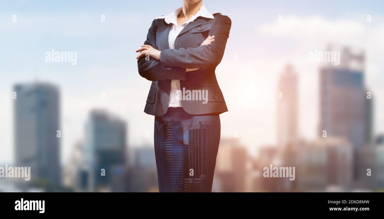Confident business leader Stock Photo - Alamy