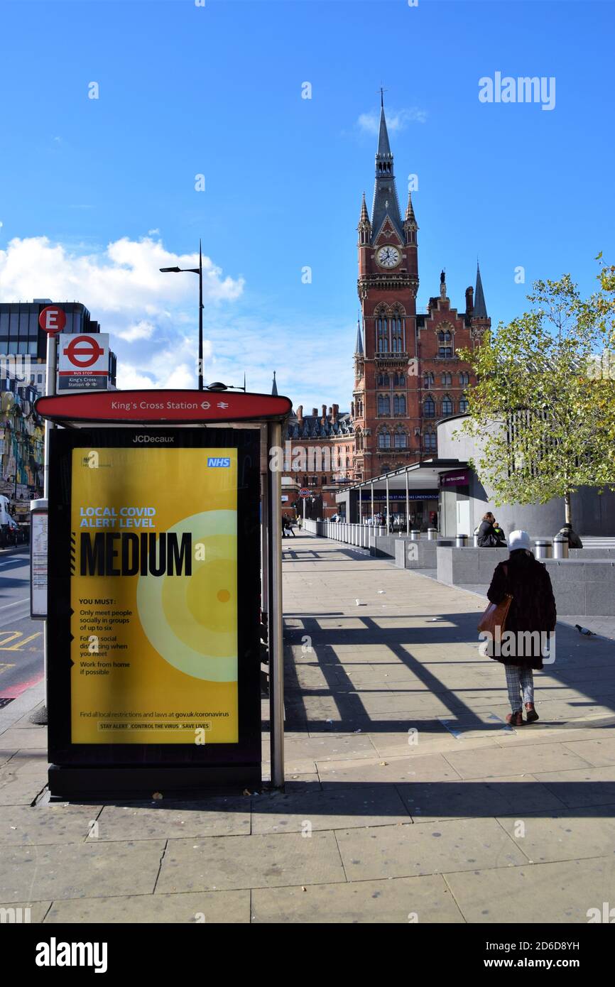 Bus stop poster islington hi-res stock photography and images - Alamy