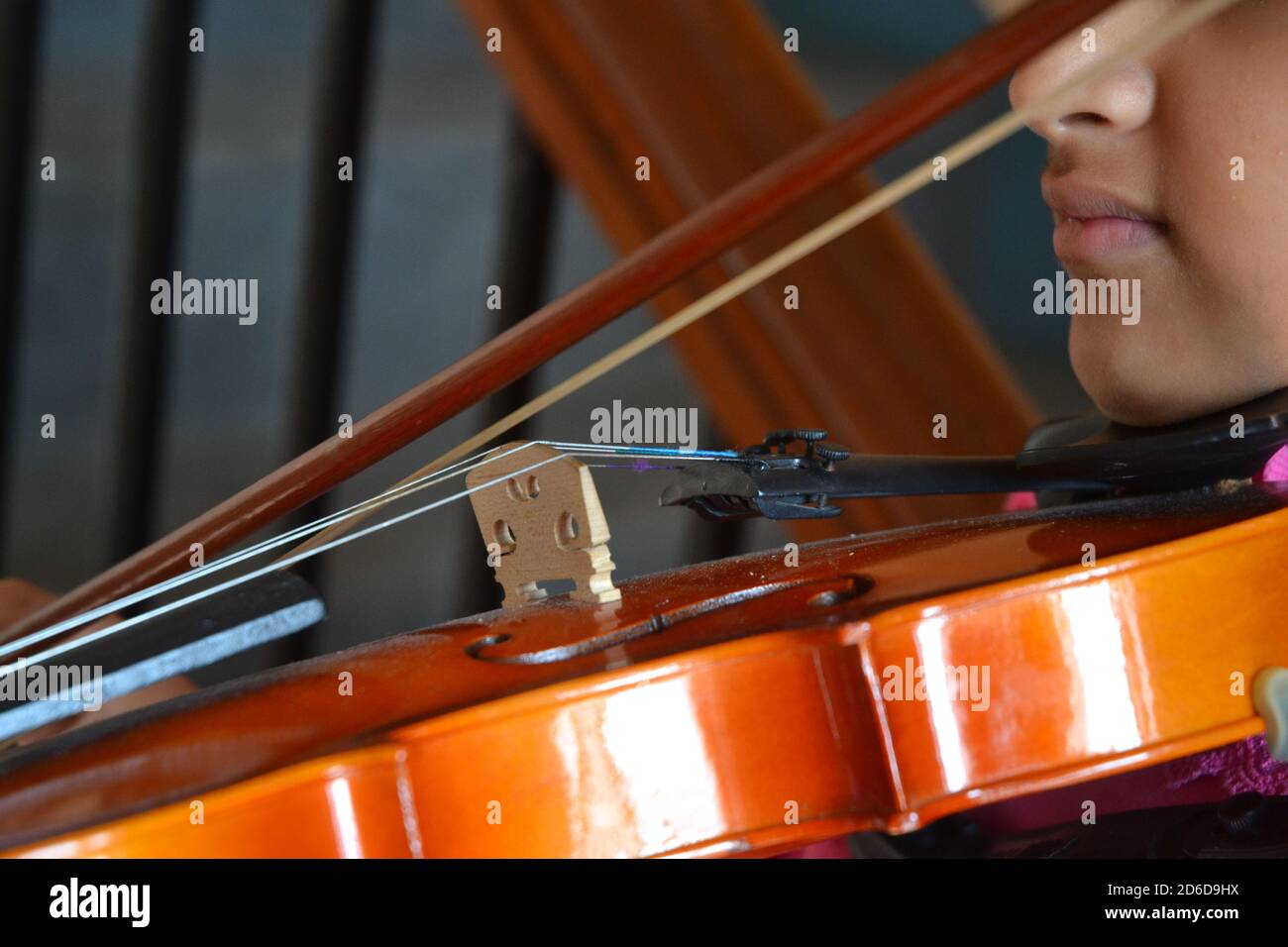 Musical instument Violine. Picture taken in Kathmandu Stock Photo - Alamy