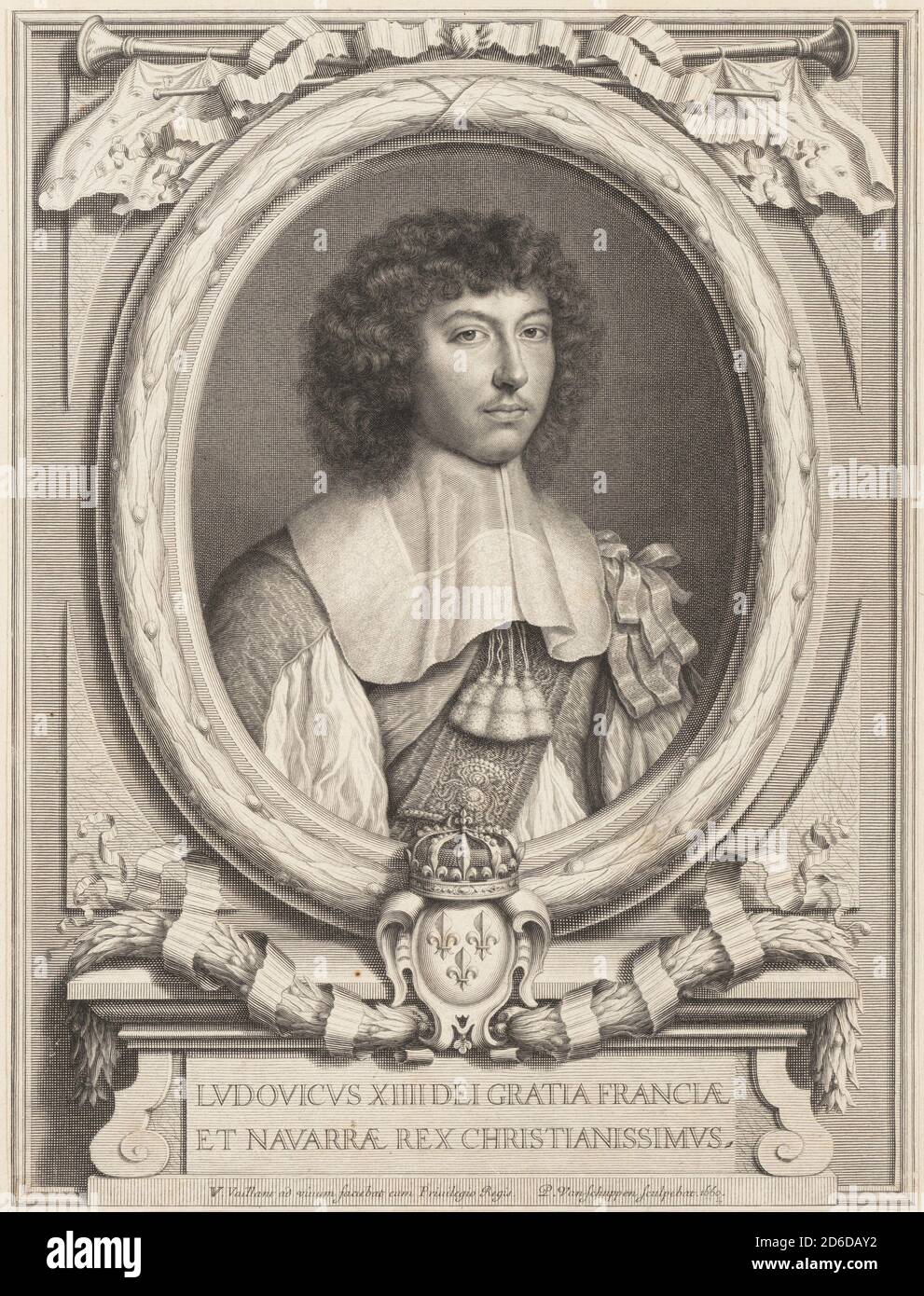 Portrait of Louis XIV, 1650-1702 Stock Photo - Alamy