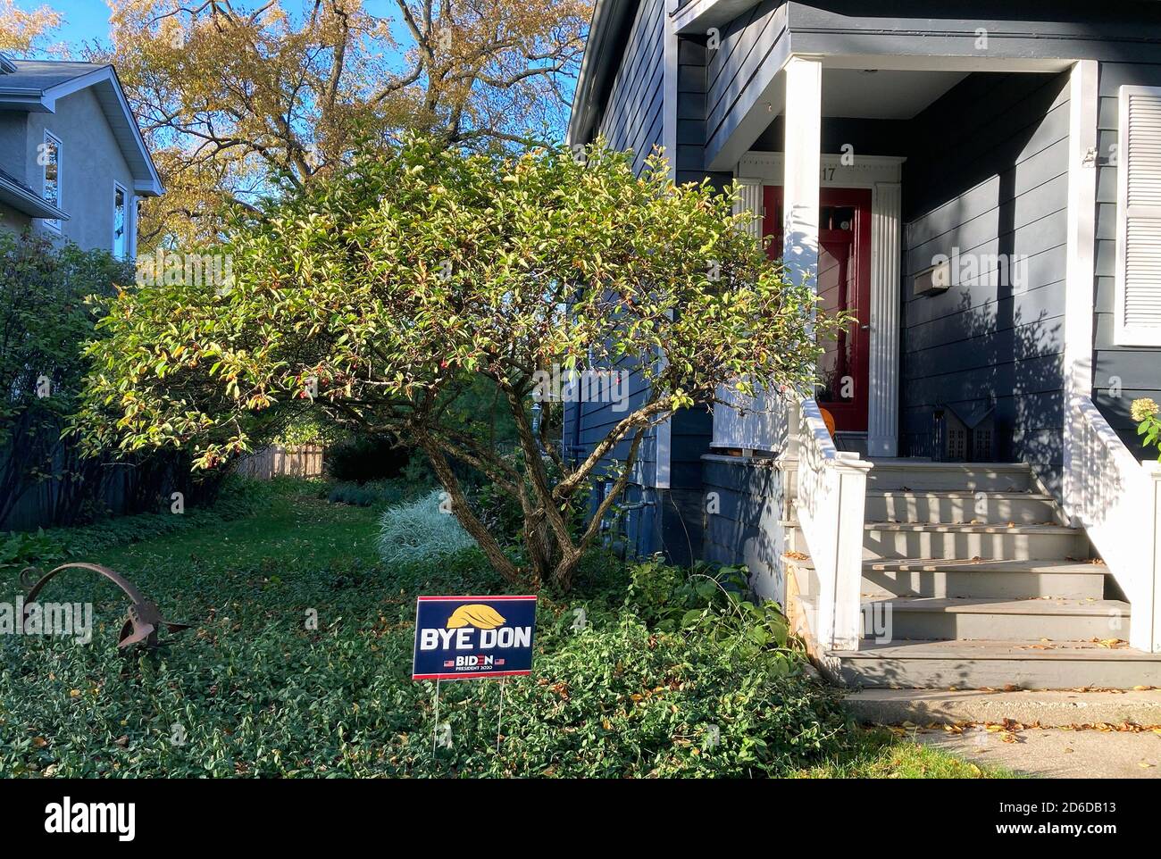 "Bye Don", Political Yard Sign on the upcoming presidential election in ...