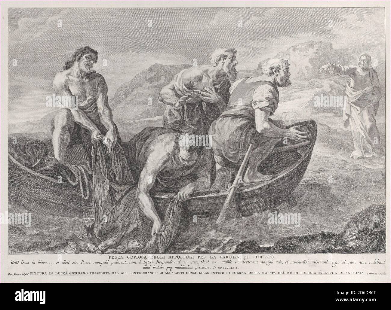 [The calling of Sts Peter and Andrew], 1730-50 Stock Photo - Alamy