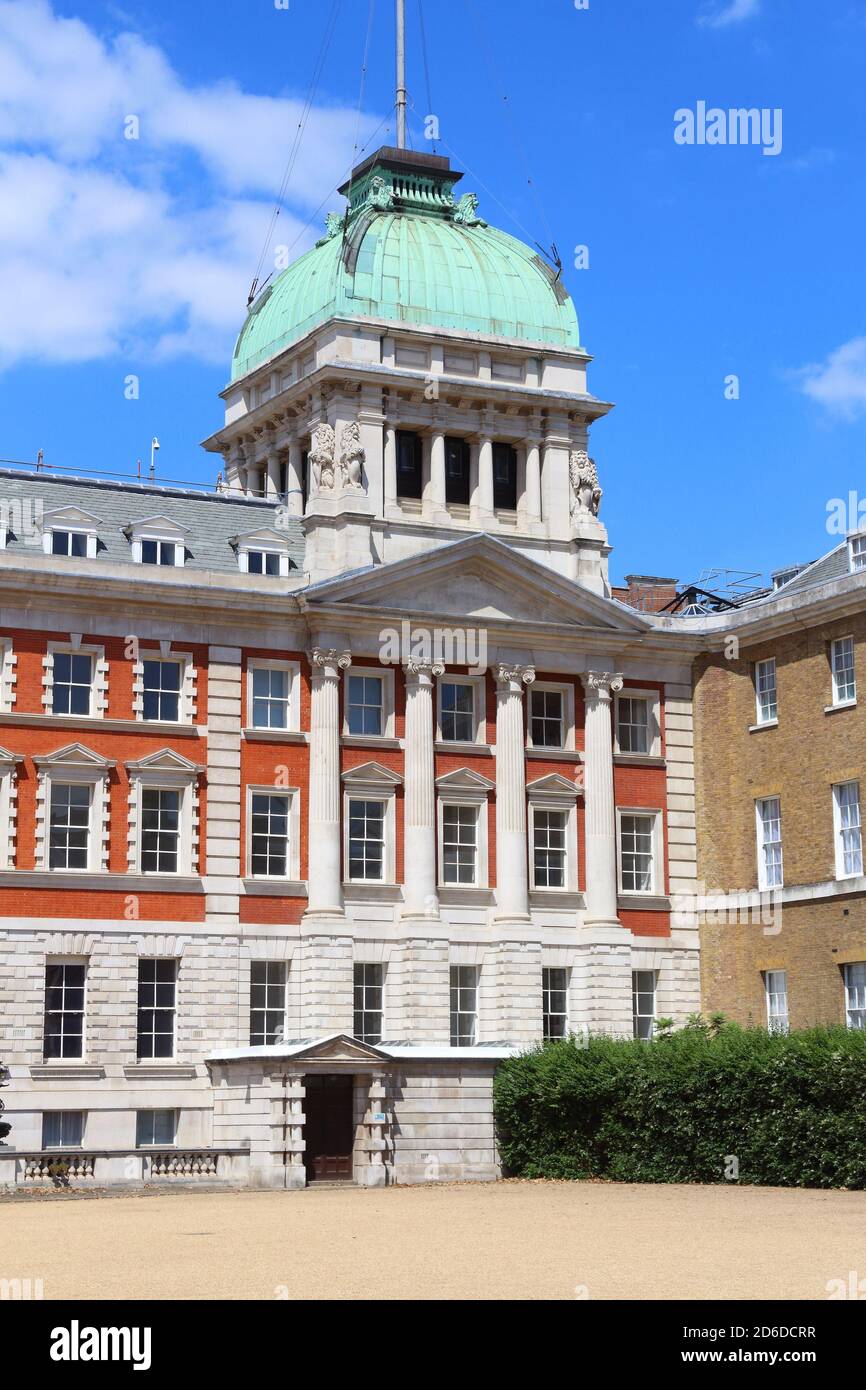 London Admiralty House. One of Whitehall government buildings Stock ...