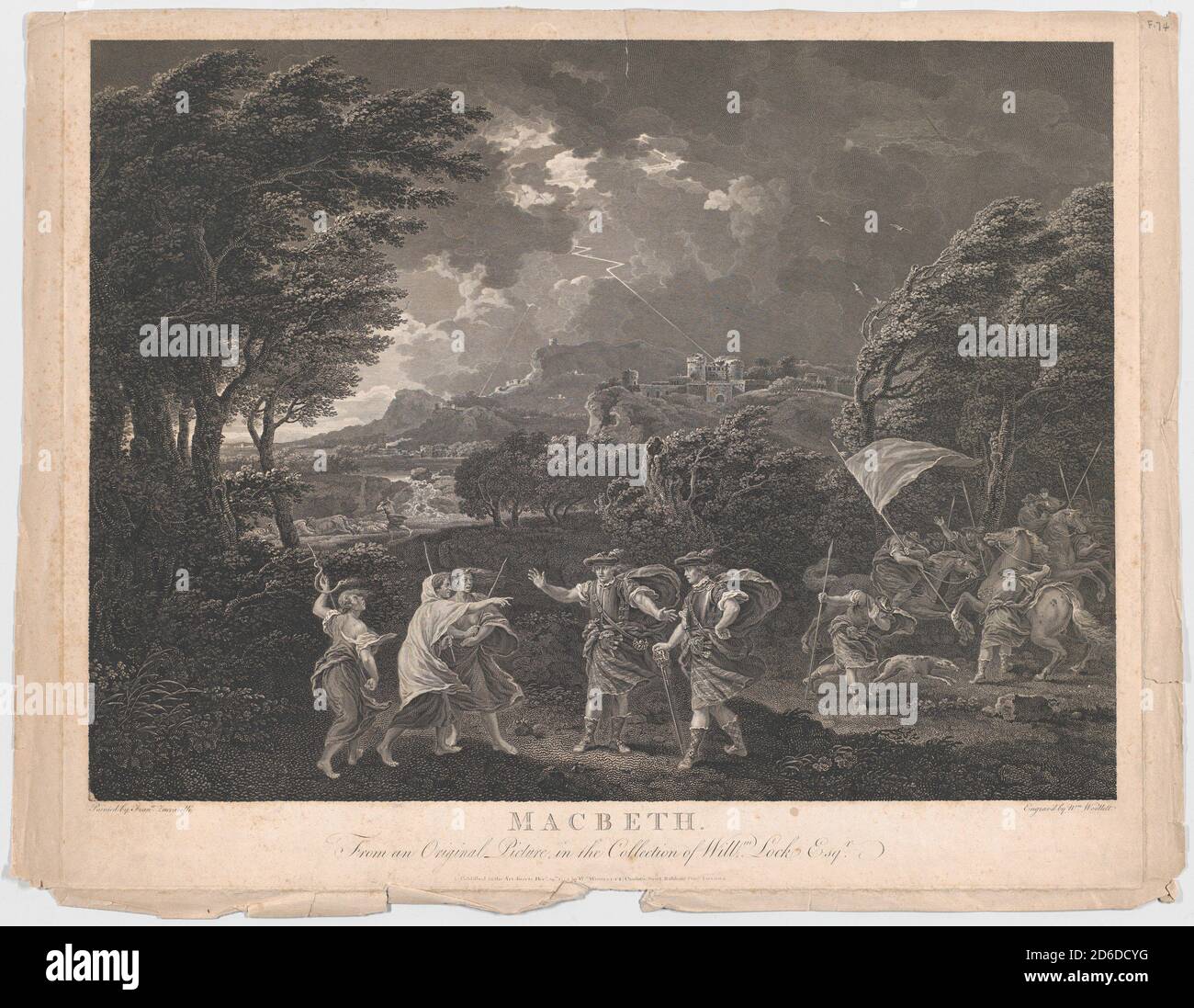 Macbeth and the Witches (Shakespeare, Macbeth, Act 1, Scene 1), 1770 ...