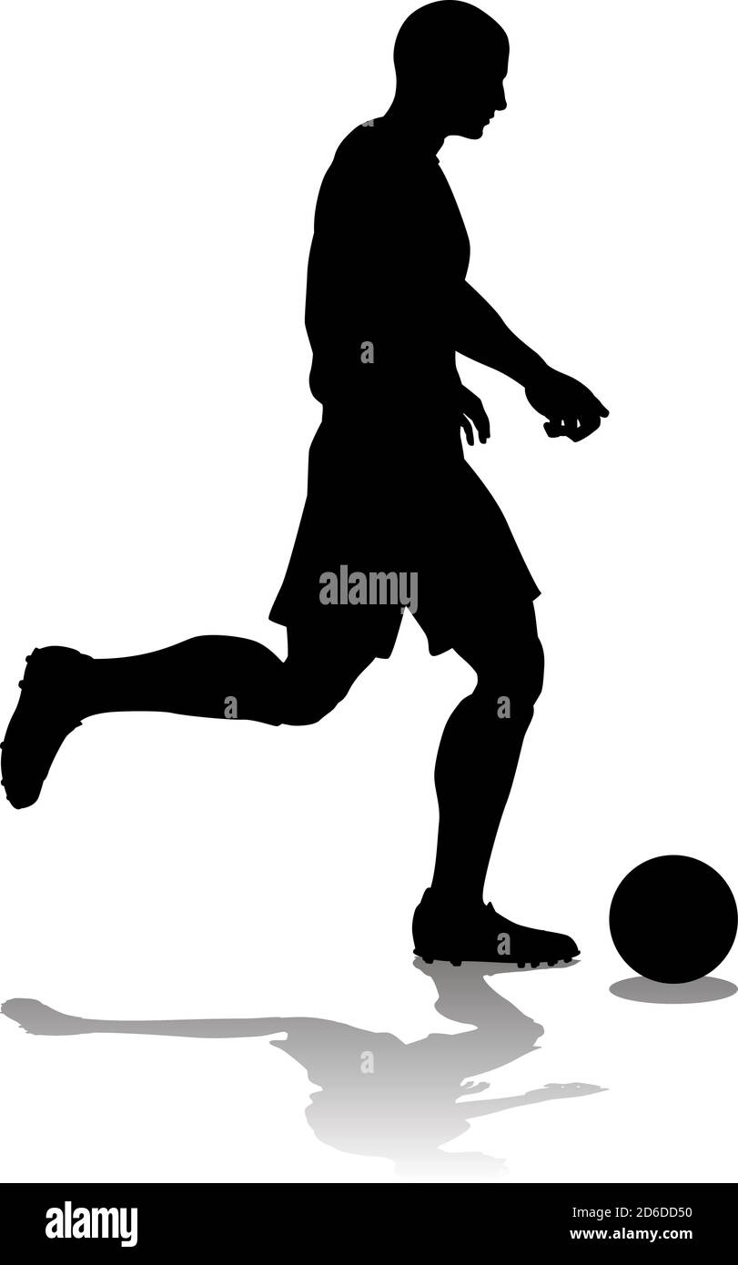 Fotball player shadow Stock Vector Images - Alamy