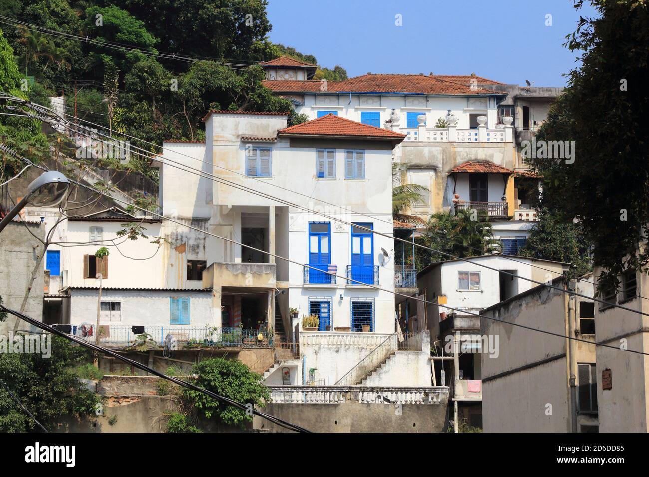 Santa Teresa neighborhood in Rio de Janeiro city, Brazil Stock Photo ...