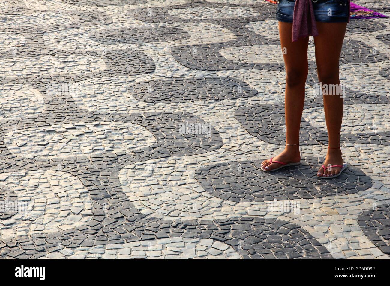 Brazil - Rio de Janeiro. Ipanema sidewalk pattern background Stock ...