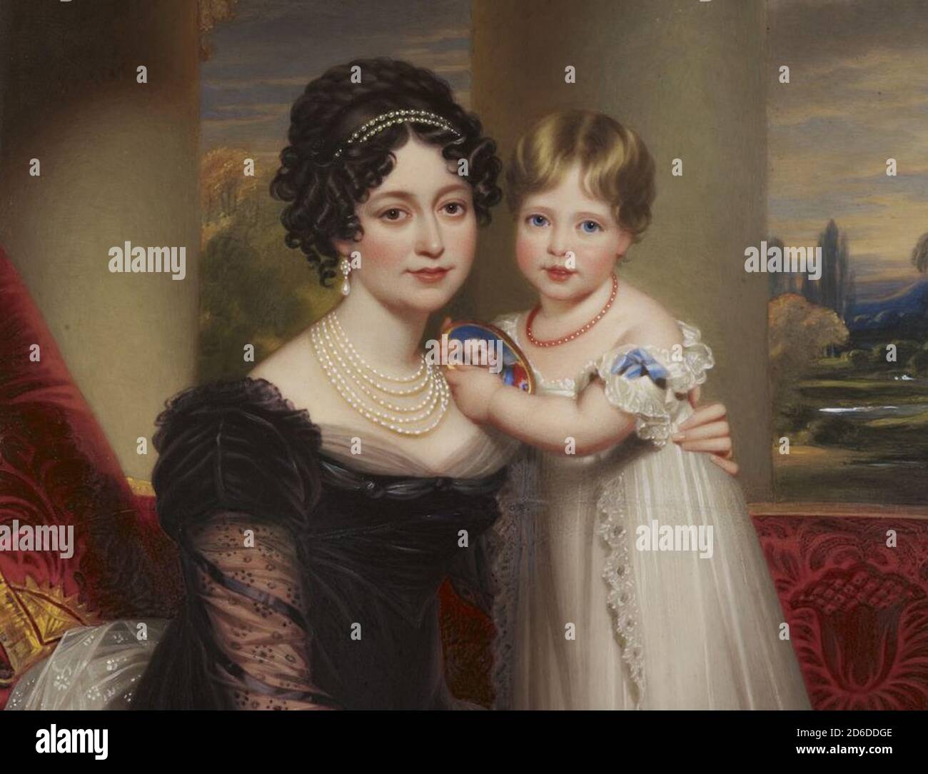 A vintage portrait artwork royal european habsburg line spanish ...