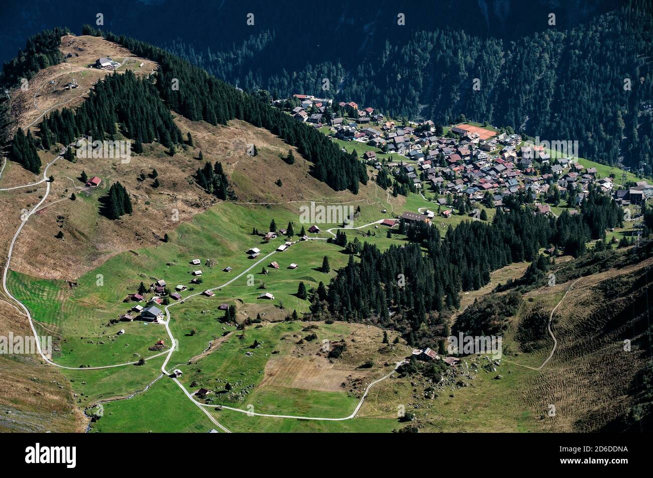 Murren cable car hi-res stock photography and images - Alamy