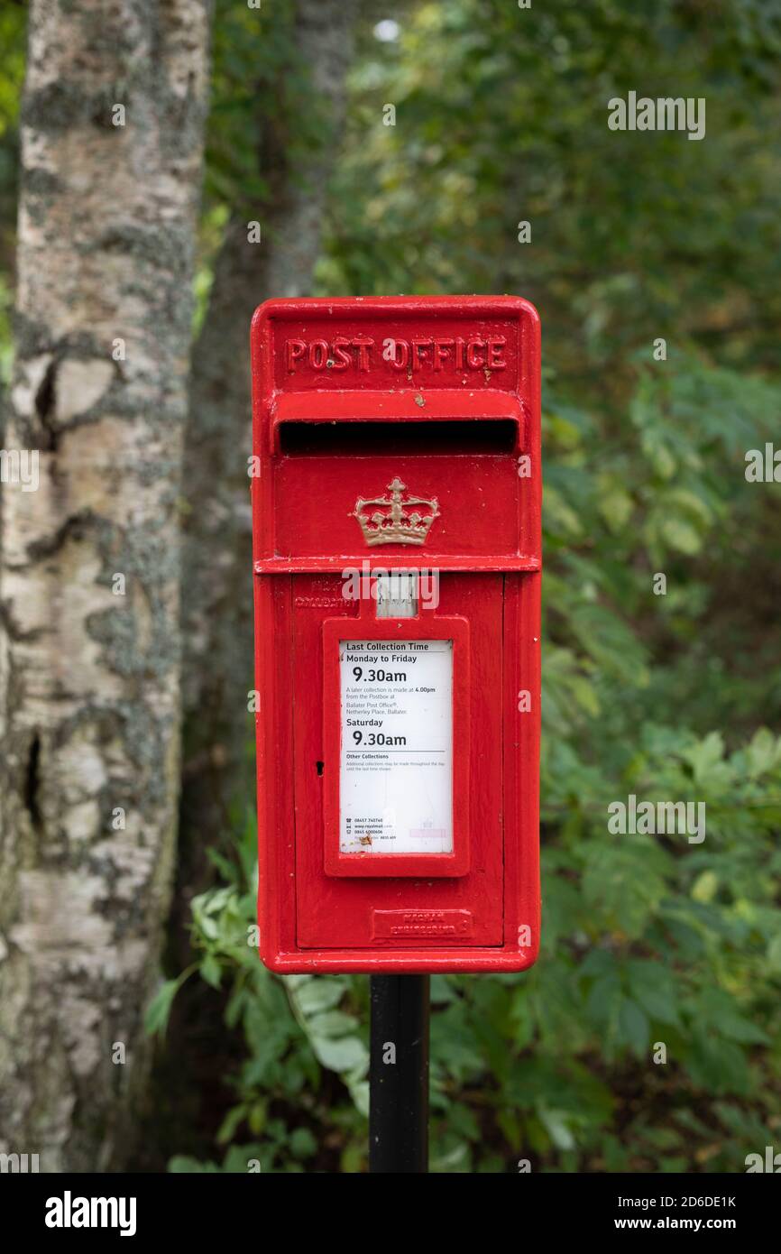 Royal Mail Letterbox, Scotland Stock Photo - Alamy