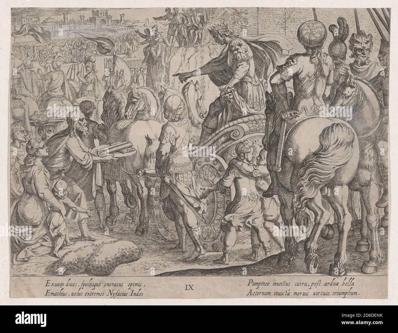 Alexander the great riding the chariot hi-res stock photography and ...