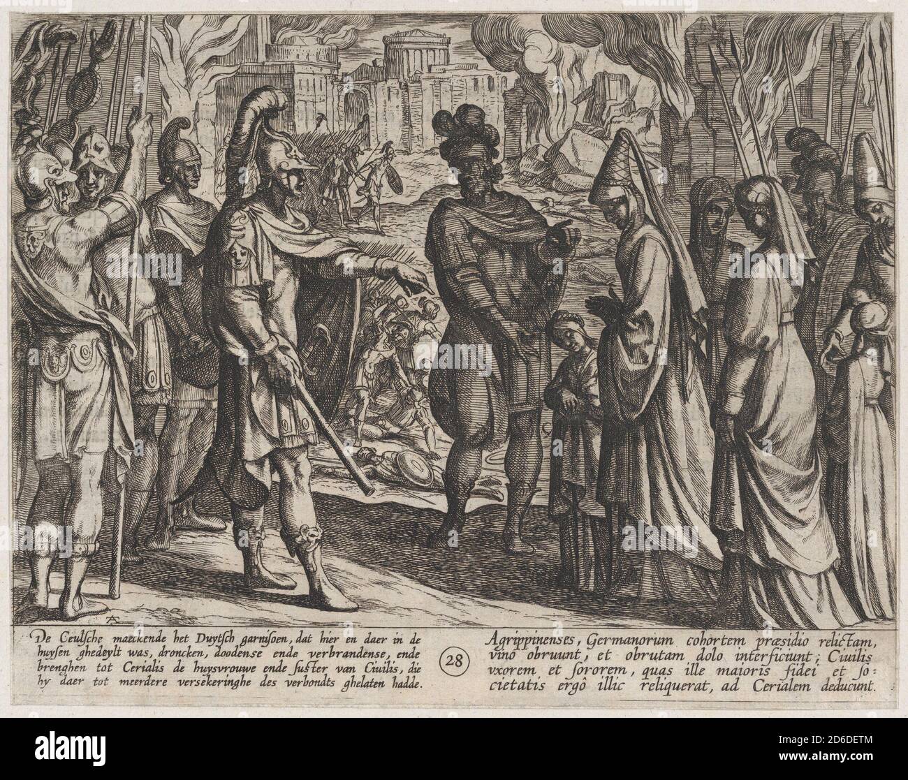 Plate 28: Cologne Troops Bring Civilis' Wife and Sister to Cerialis ...