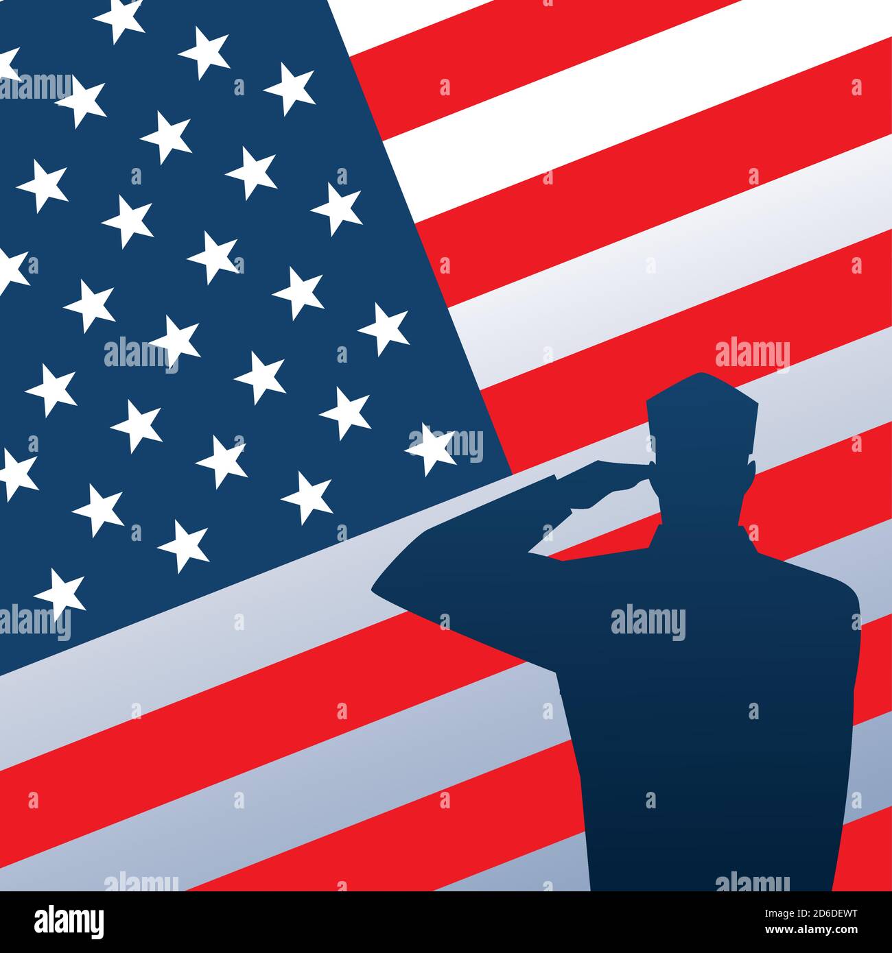 Veterans on parade Stock Vector Images - Alamy