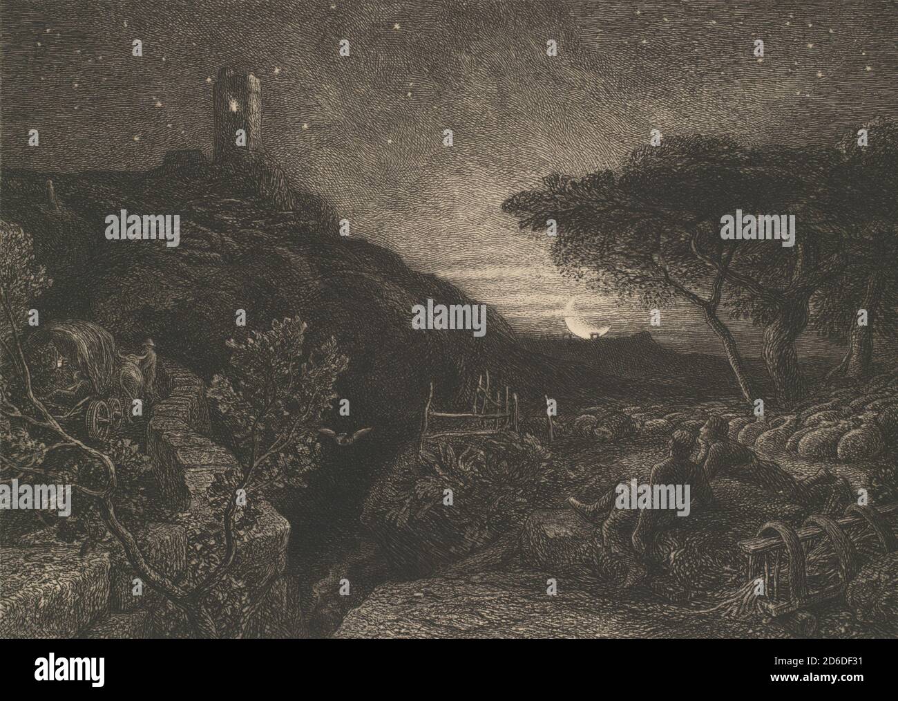 The Lonely Tower, 1879 Stock Photo - Alamy