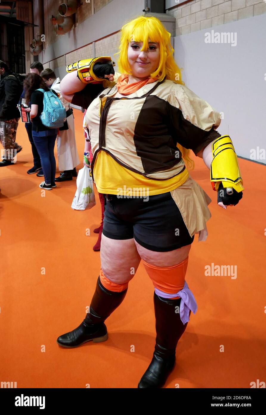 A cosplayer during the MCM Comic Con held at the NEC Birmingham Stock ...