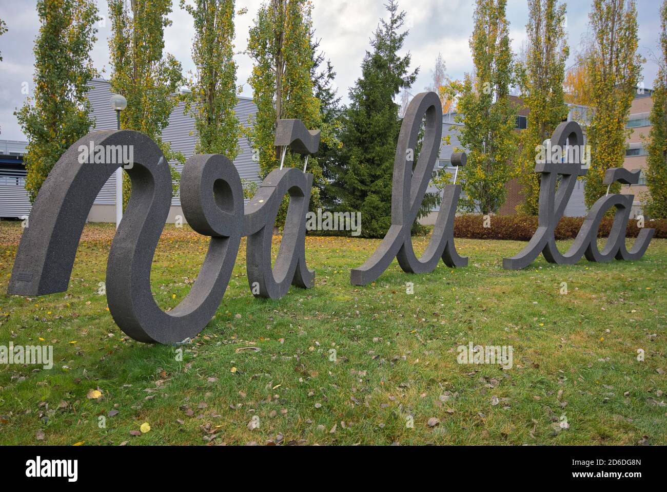 Artwork in Science park Technopolis (Teknologiakylä) in Oulu, Finland ...
