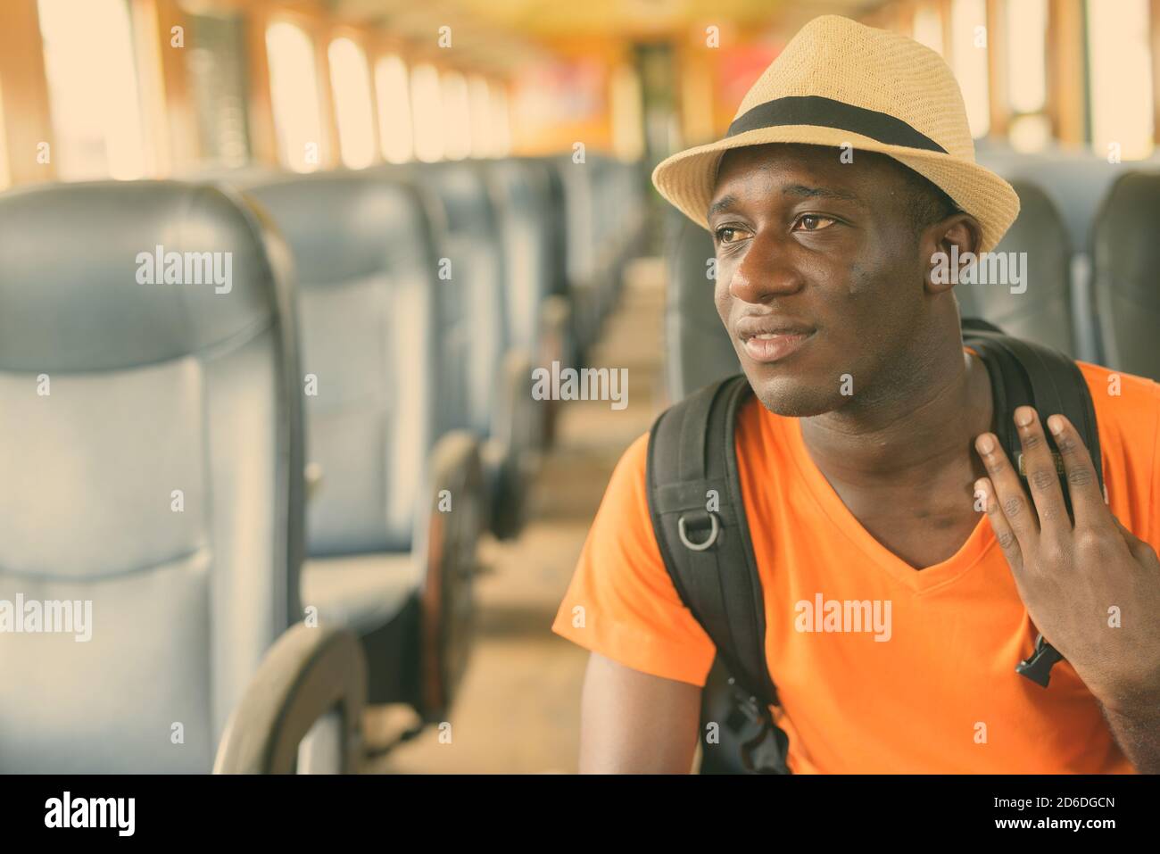 Man riding train hi-res stock photography and images - Alamy