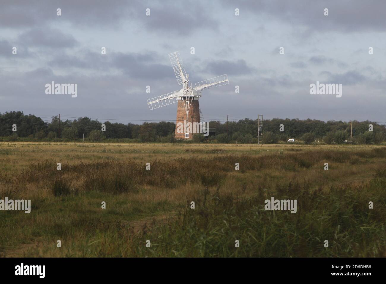 horsey mere windmill on the Norfolk Broads Stock Photo - Alamy