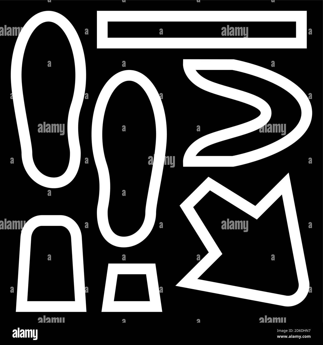 shoe making model glyph icon vector illustration Stock Vector Image ...