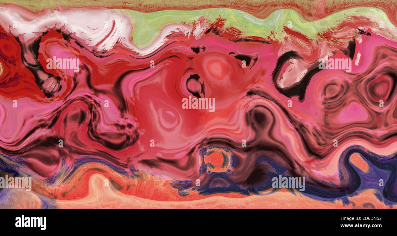 Abstract Colorful Paint Ink Liquid. Liquid multiple mixed color ...