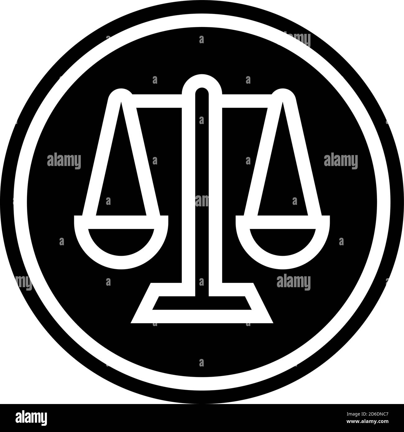 court sign glyph icon vector black illustration Stock Vector Image ...