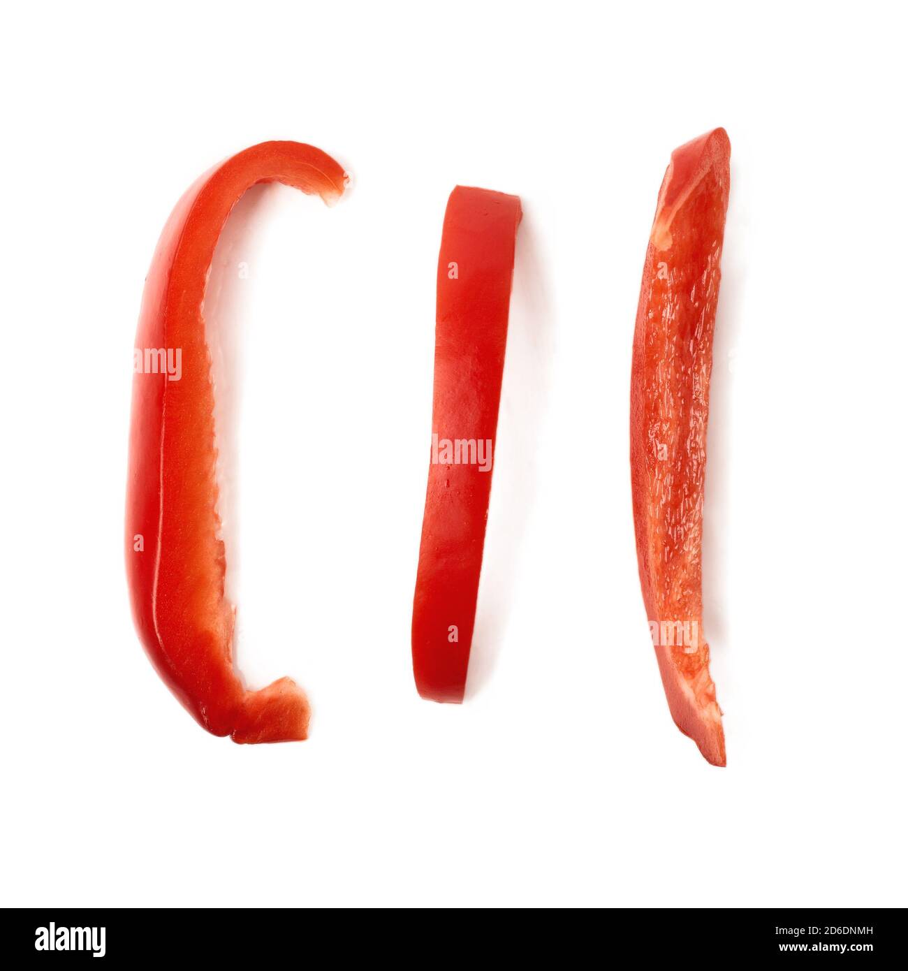 Diced bell pepper Cut Out Stock Images & Pictures - Alamy