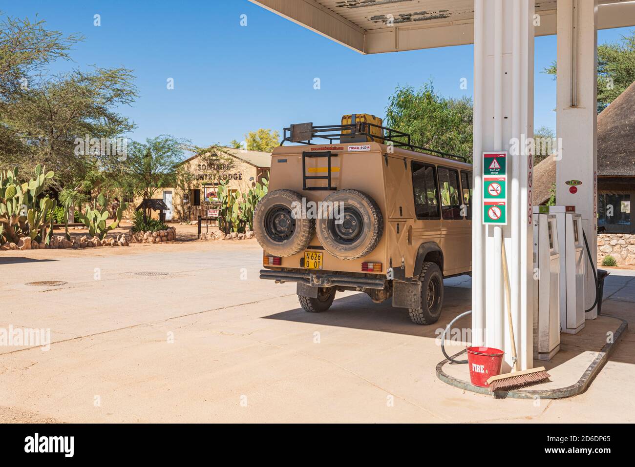 Gas station in namibia hi-res stock photography and images - Alamy