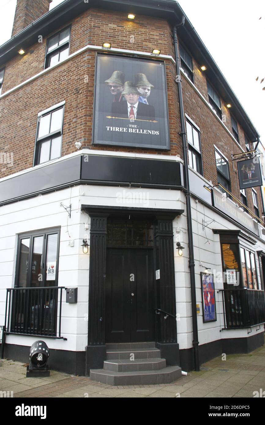 Three bellends bar Stock Photo - Alamy