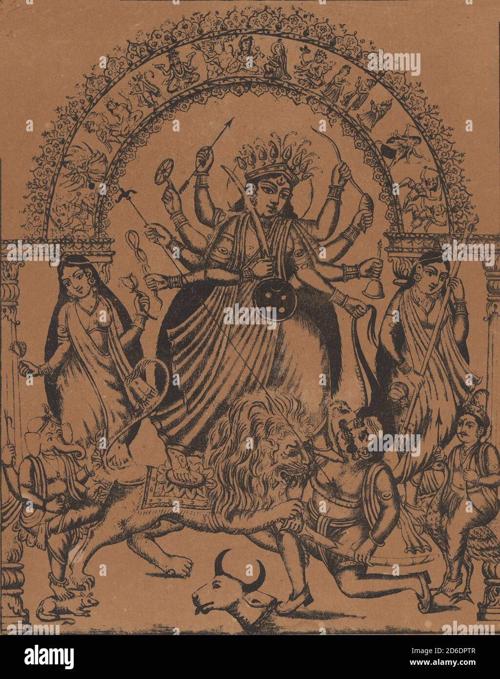 Saraswati durga lakshmi hi-res stock photography and images - Alamy