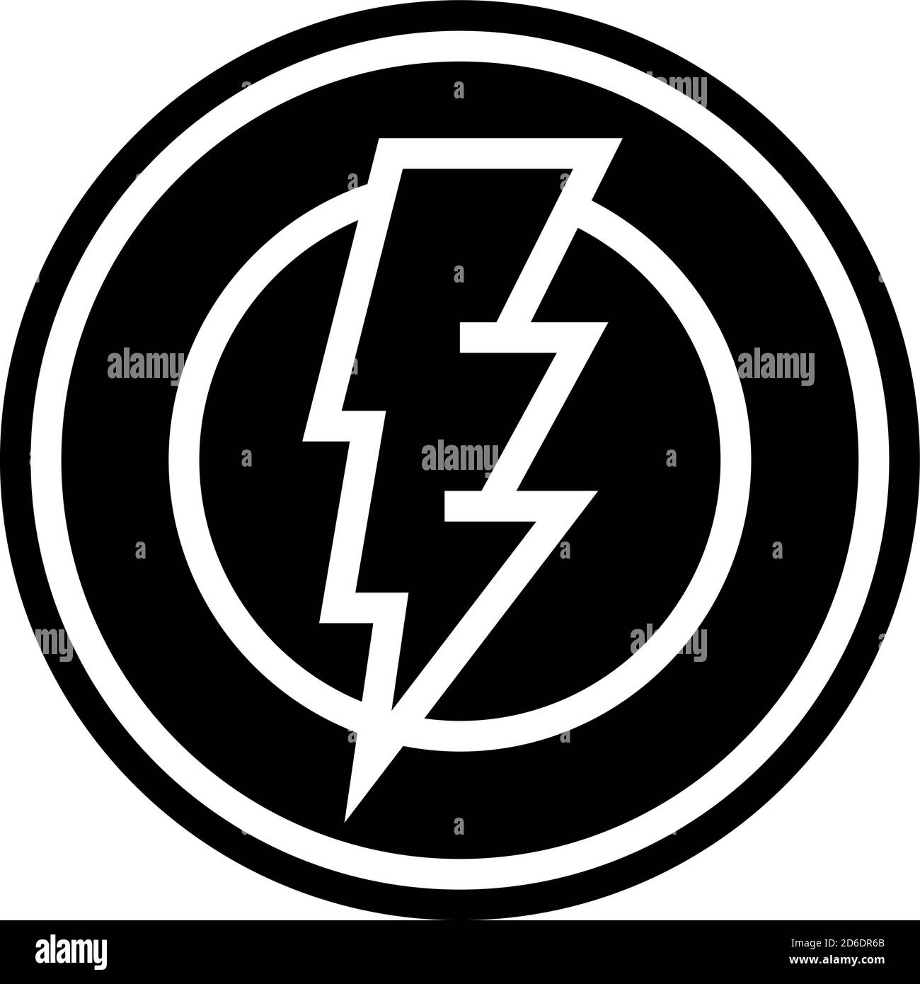 electricity service sign glyph icon vector illustration Stock Vector ...