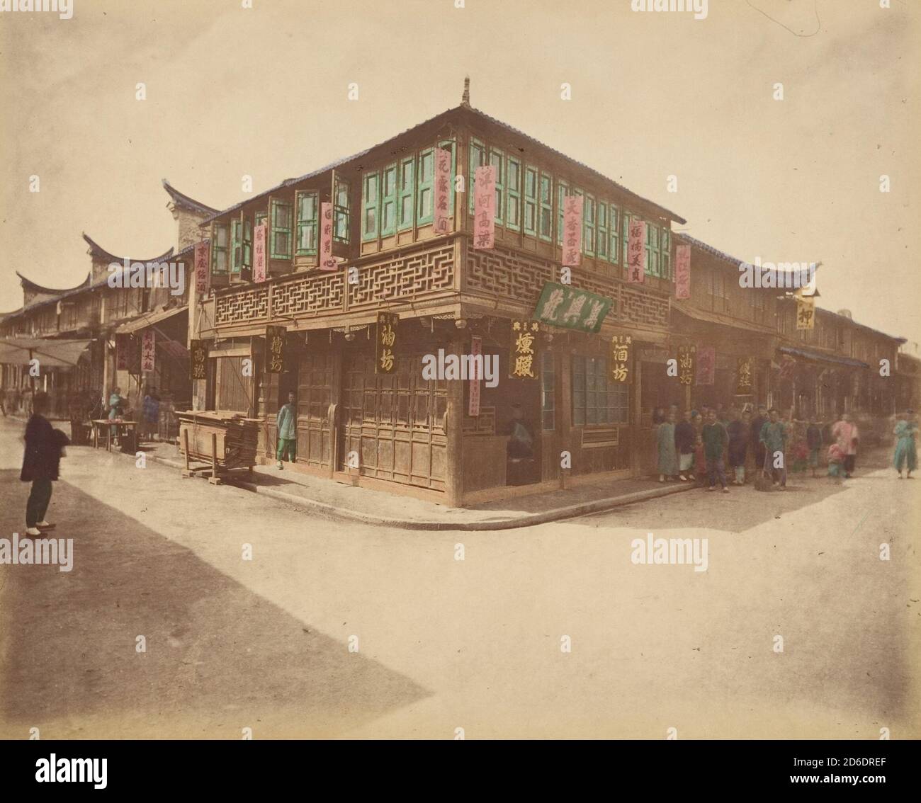 Maison de thé, 1870s Stock Photo - Alamy