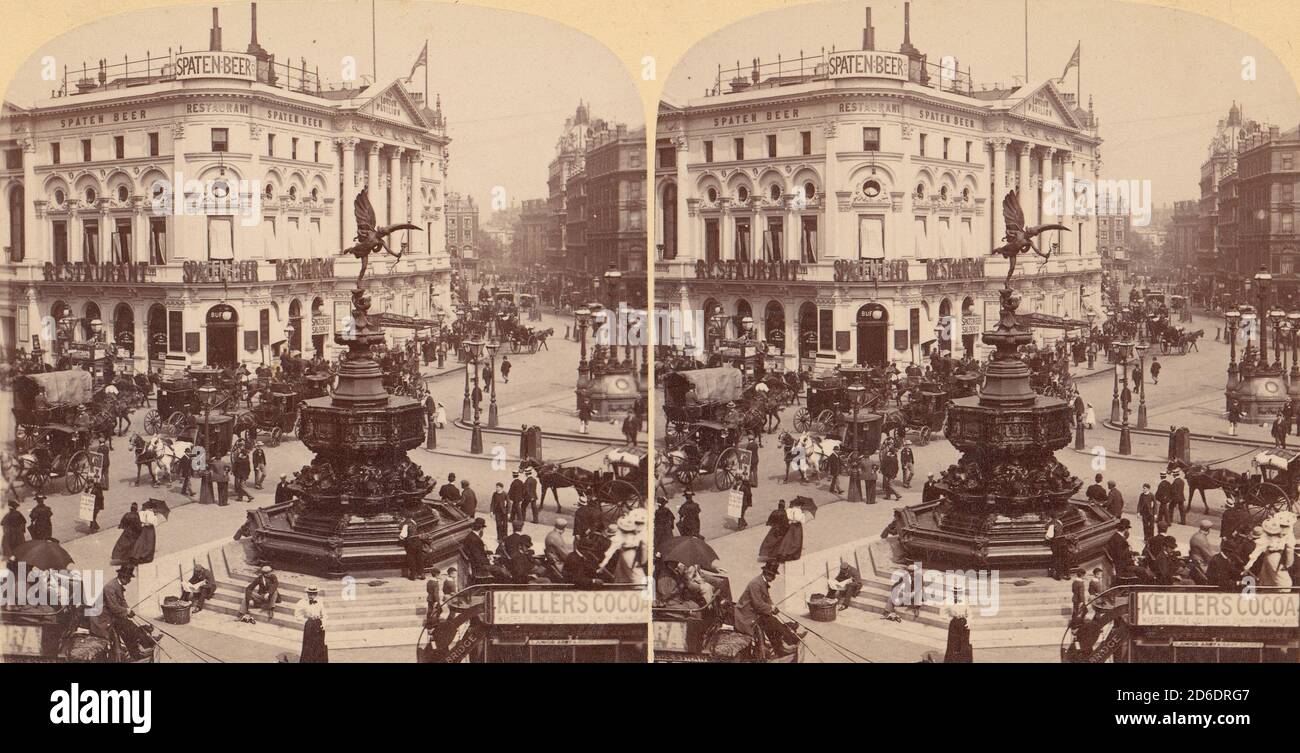 In the Heart of Modern Babylon, Piccadilly Circus, London, England ...