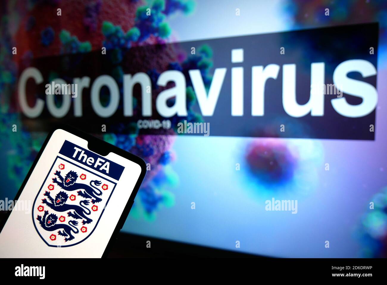 Football association logo fa hi-res stock photography and images - Alamy